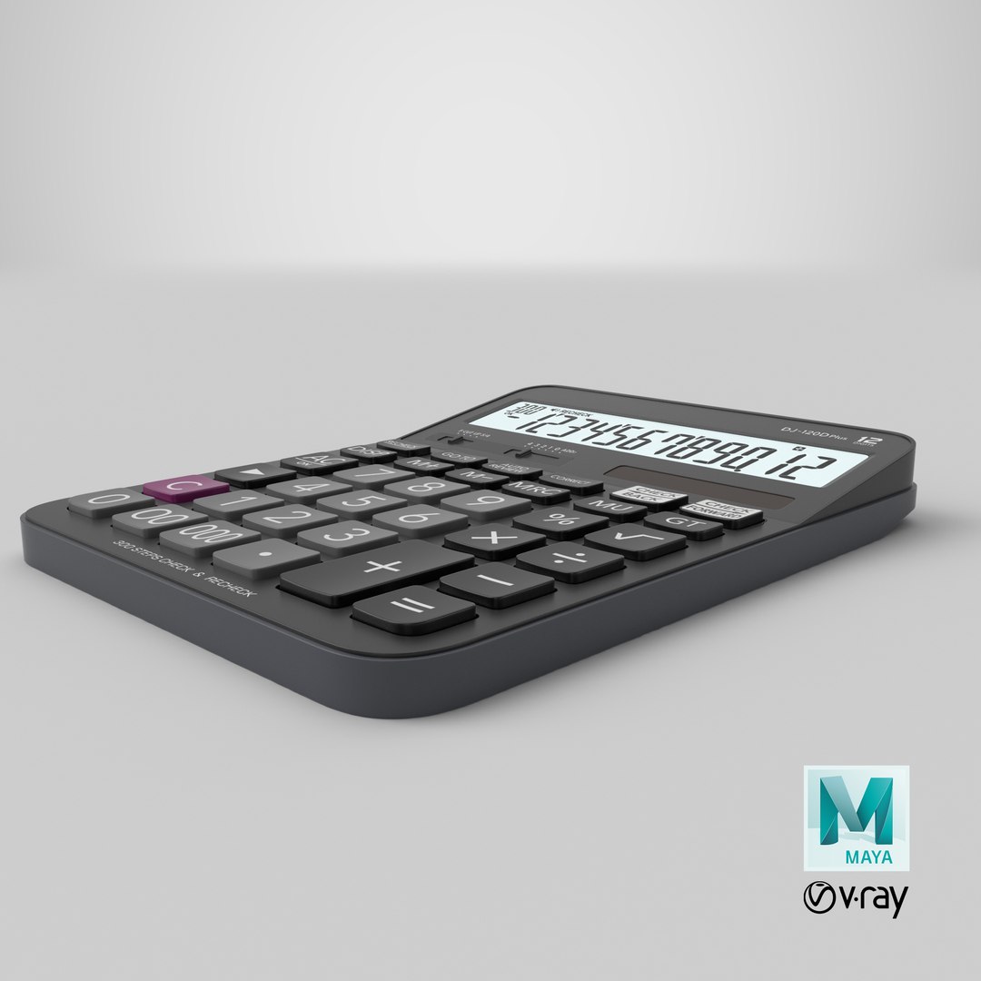 3D Calculator - TurboSquid 1795126