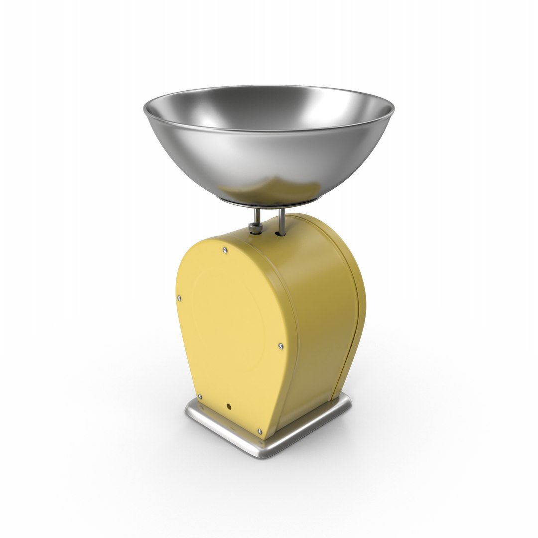Scales Yellow 3D Model - TurboSquid 1833135