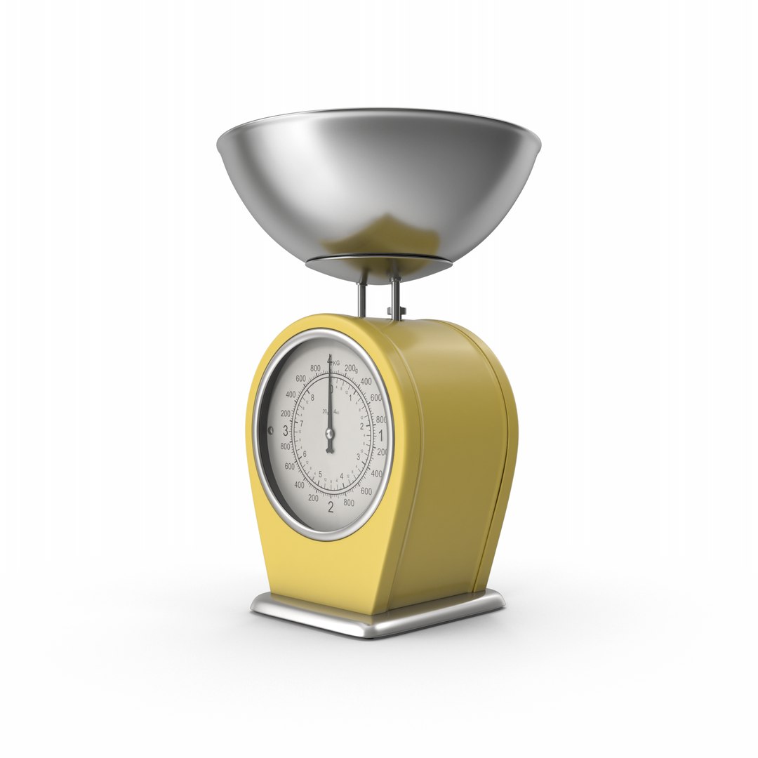 Scales Yellow 3D Model - TurboSquid 1833135