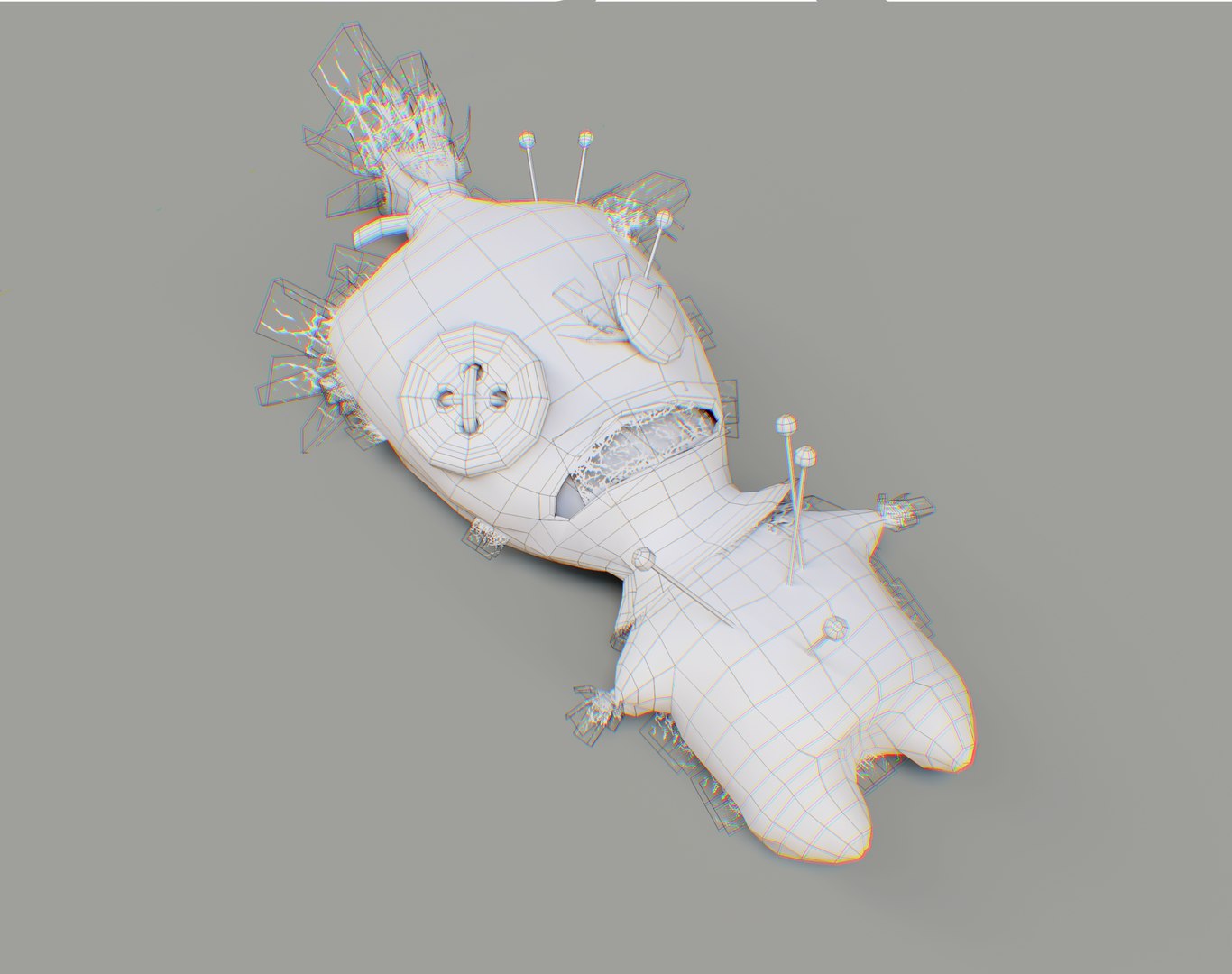 3D Voodoo Doll Game Ready Asset - TurboSquid 2346995