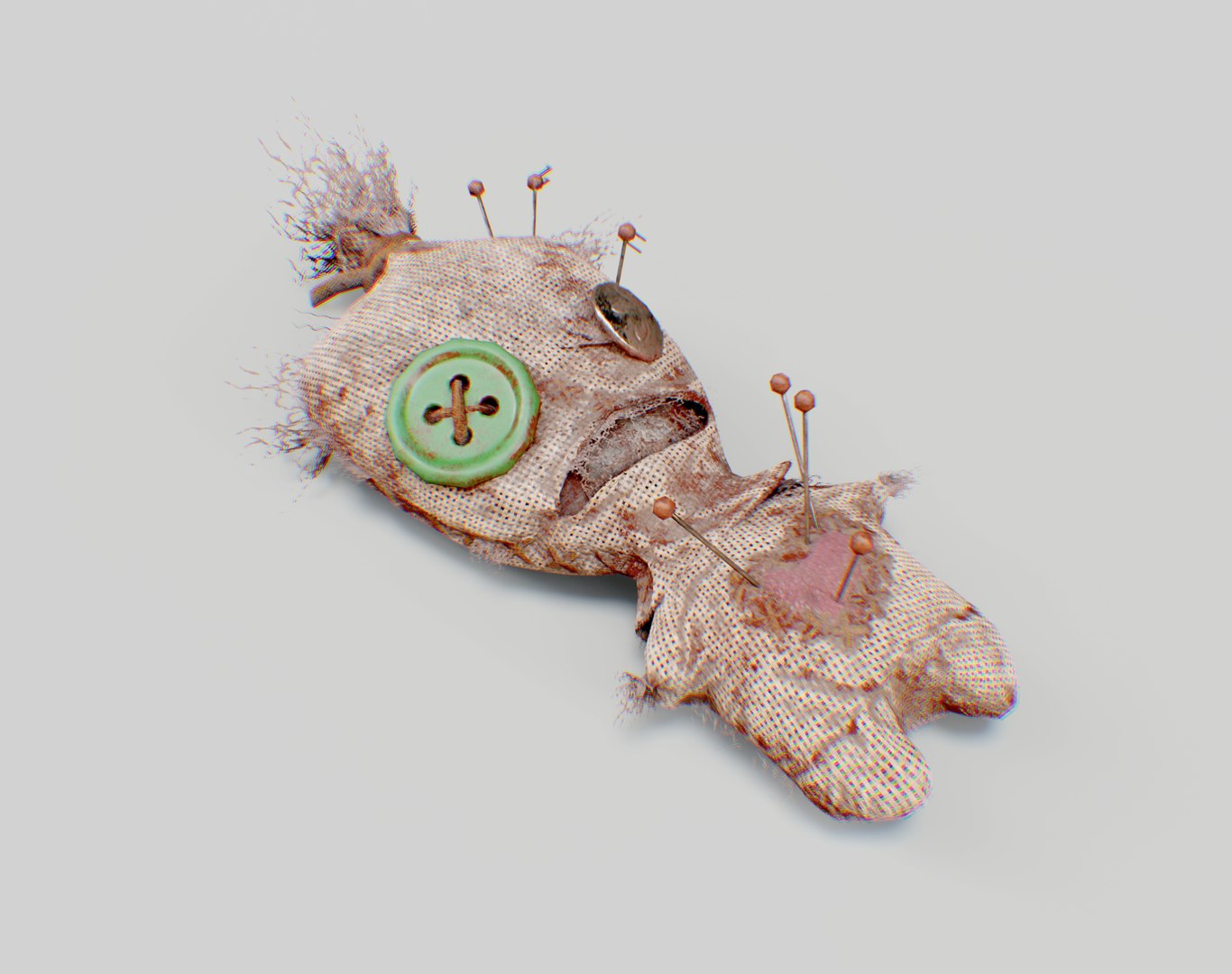 3D Voodoo Doll Game Ready Asset - TurboSquid 2346995