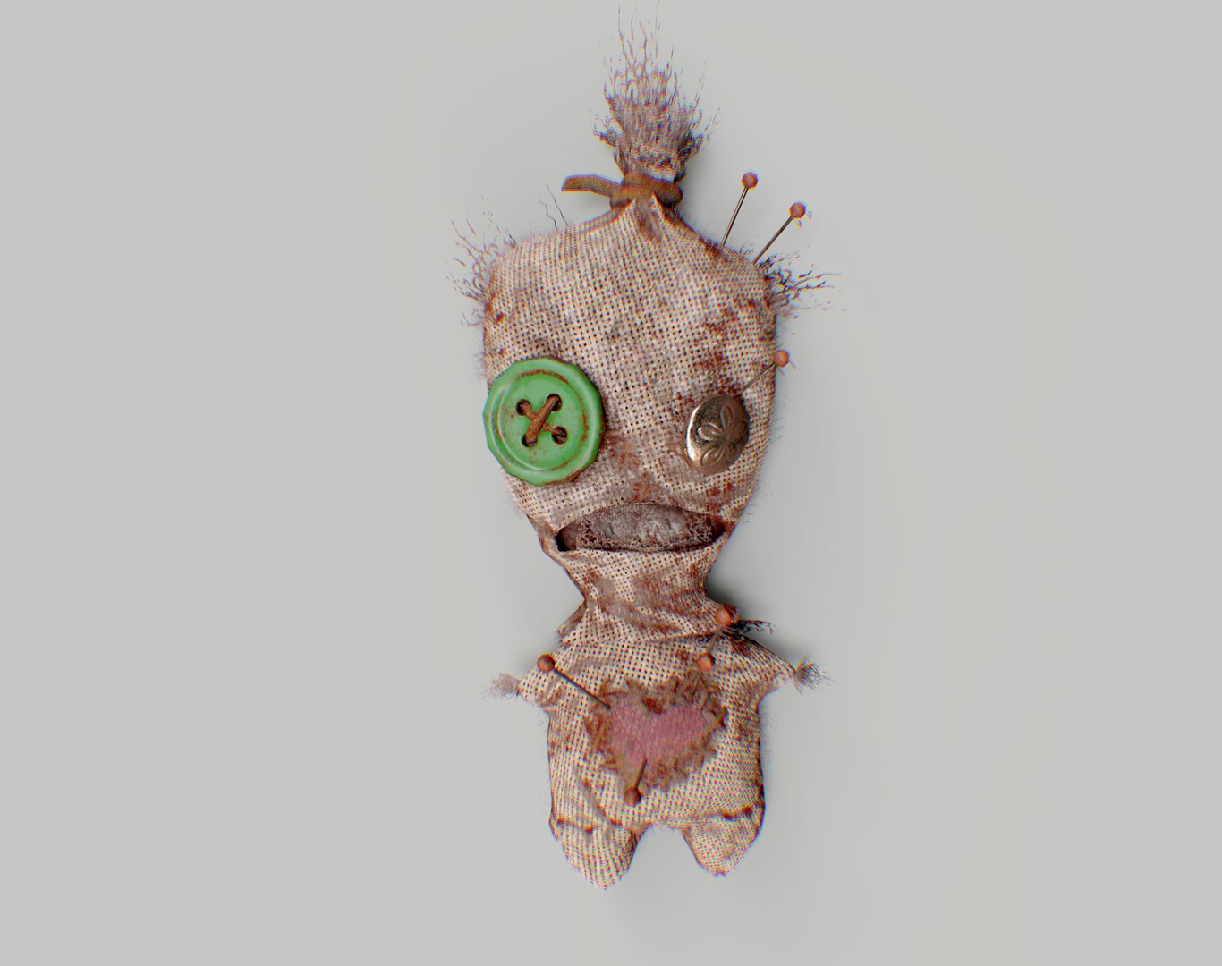 3D Voodoo Doll Game Ready Asset - TurboSquid 2346995