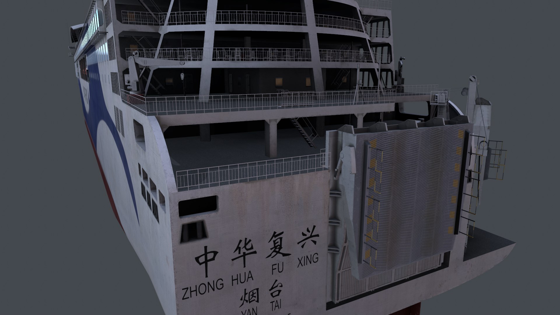 Ferry ROPAX 3D - TurboSquid 1908095