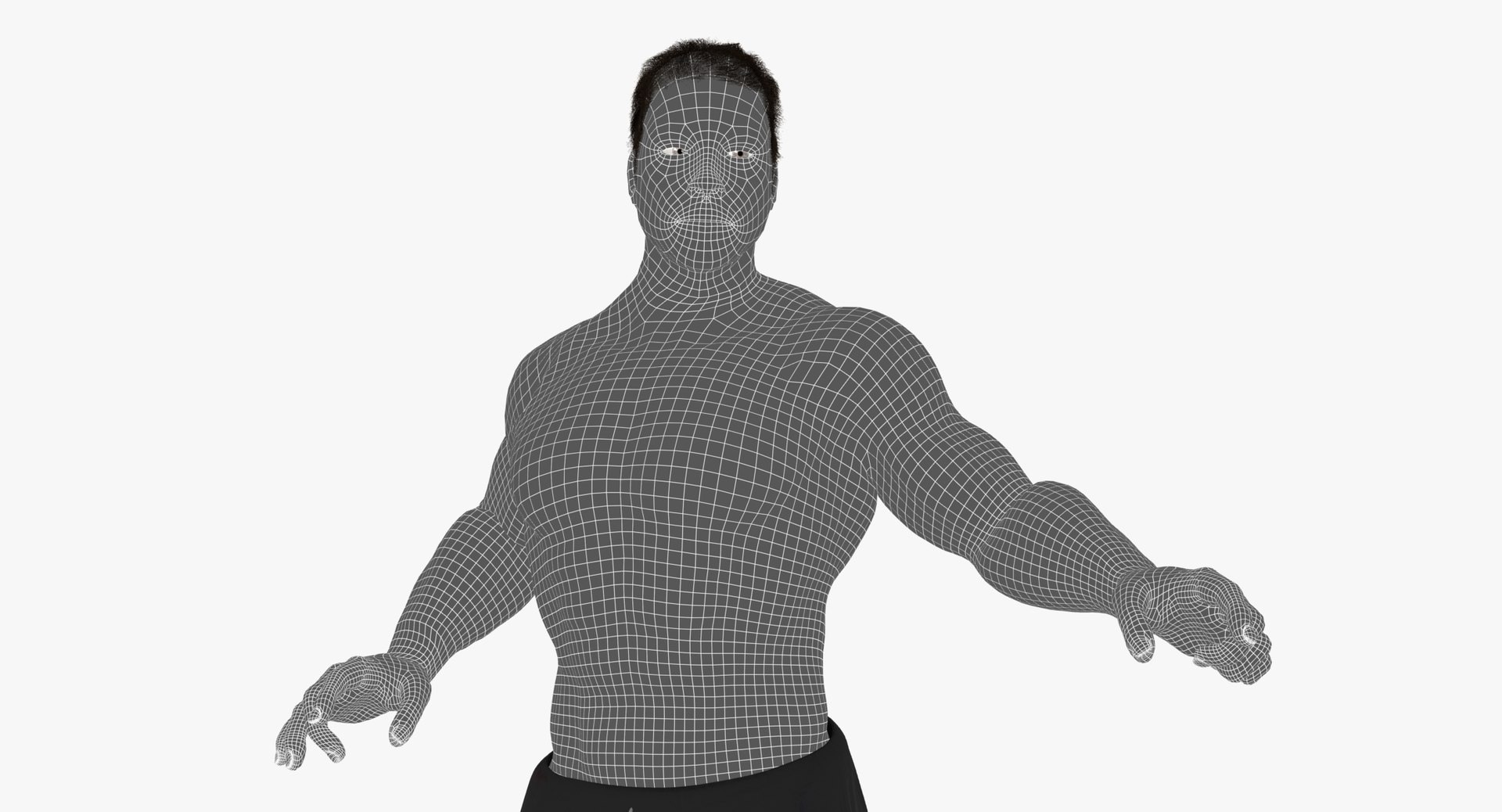 3d Model Jake Rigged Realistic Male