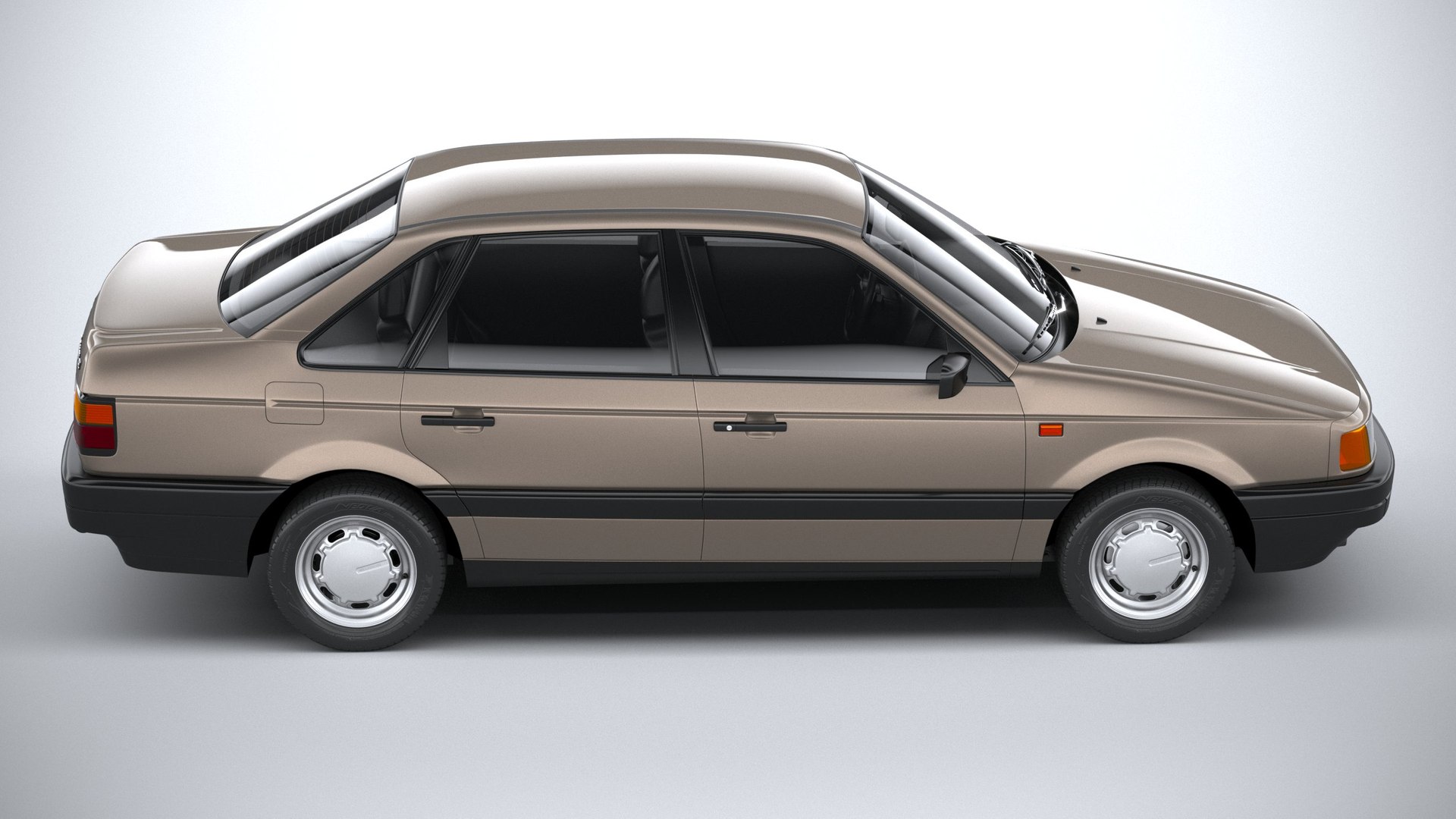 Volkswagen Passat B3 sedan model - TurboSquid 1880932