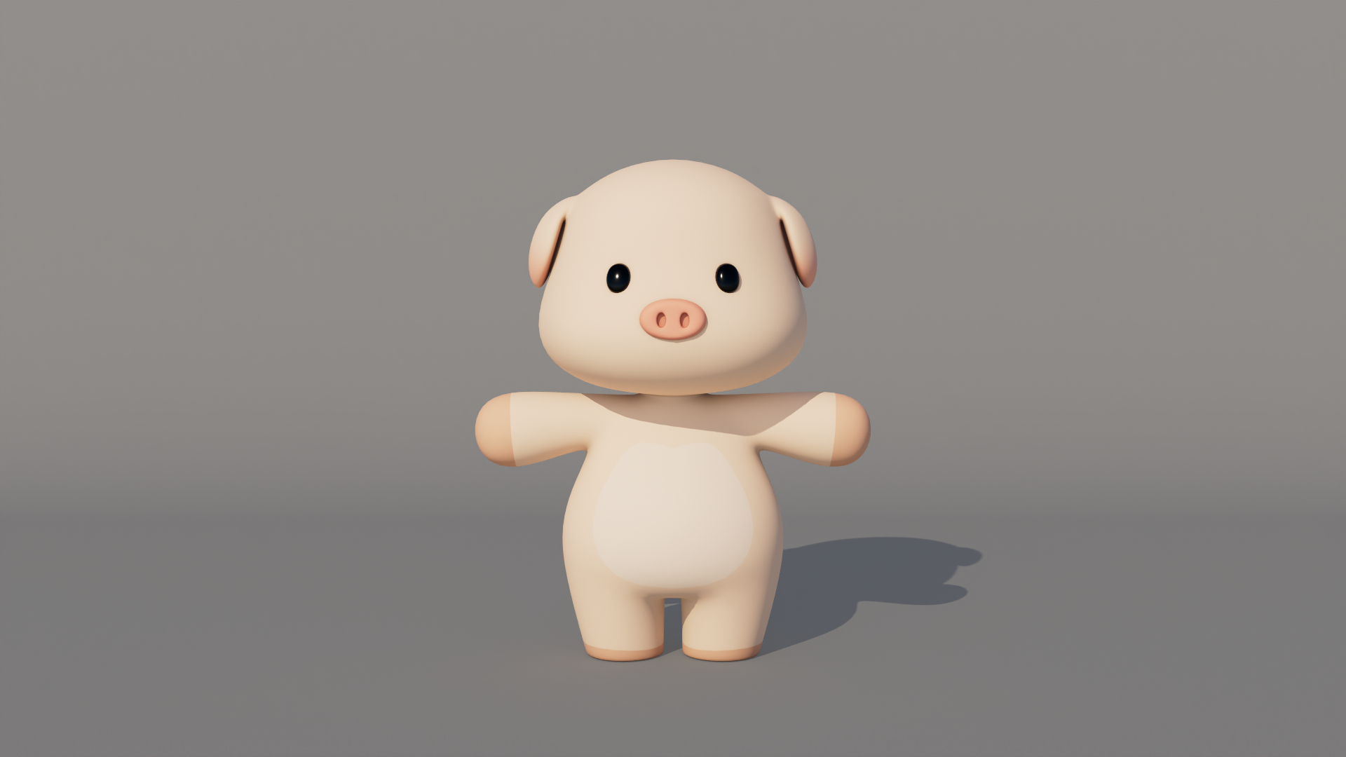 3D Rigged Cartoon Pig Model - TurboSquid 2197214