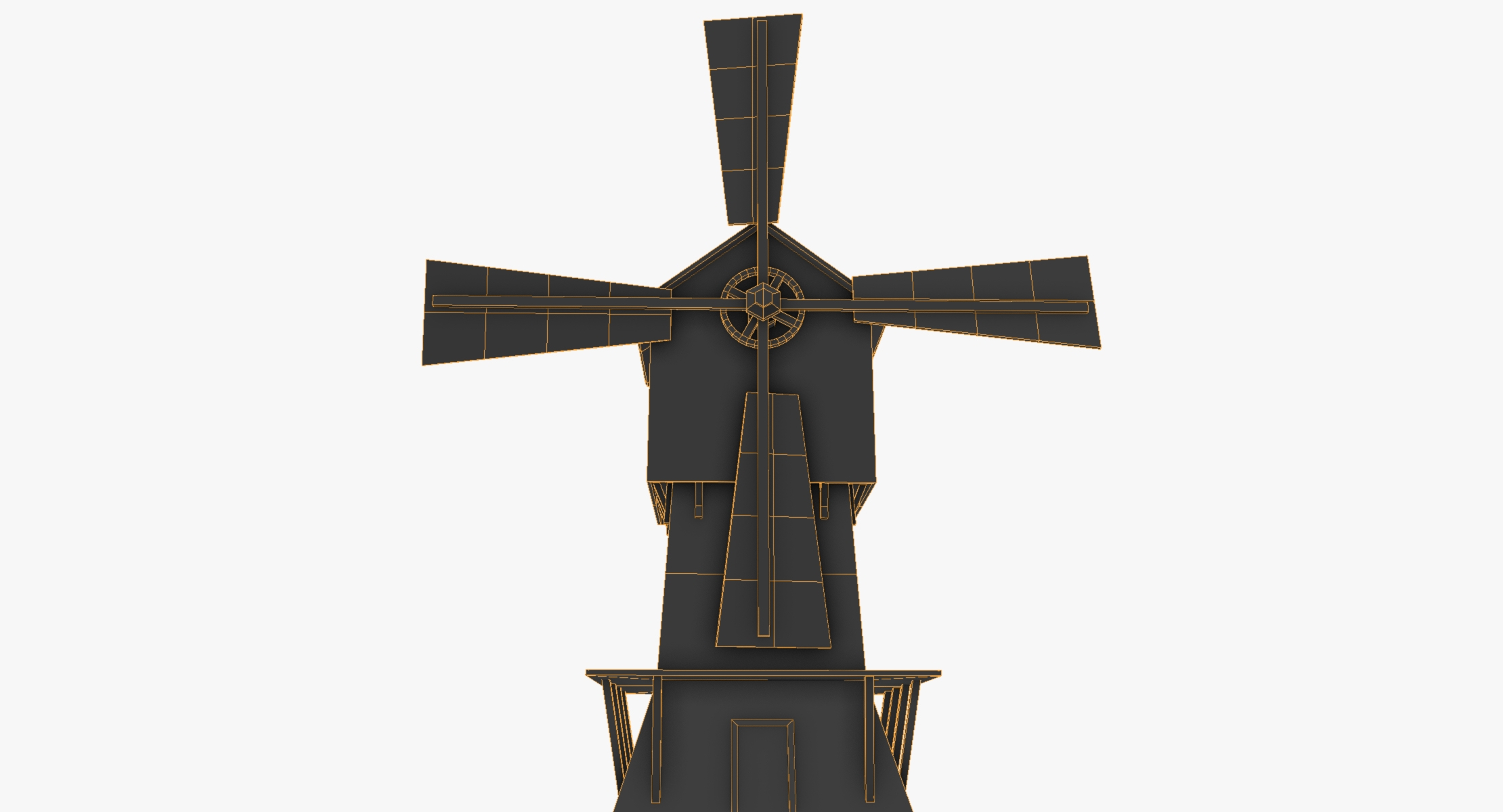 free windmill simple 3d model