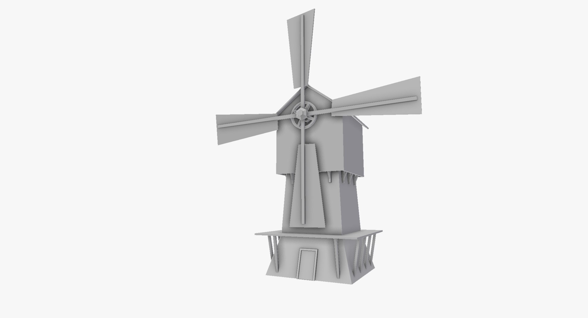 Free Windmill Simple 3d Model