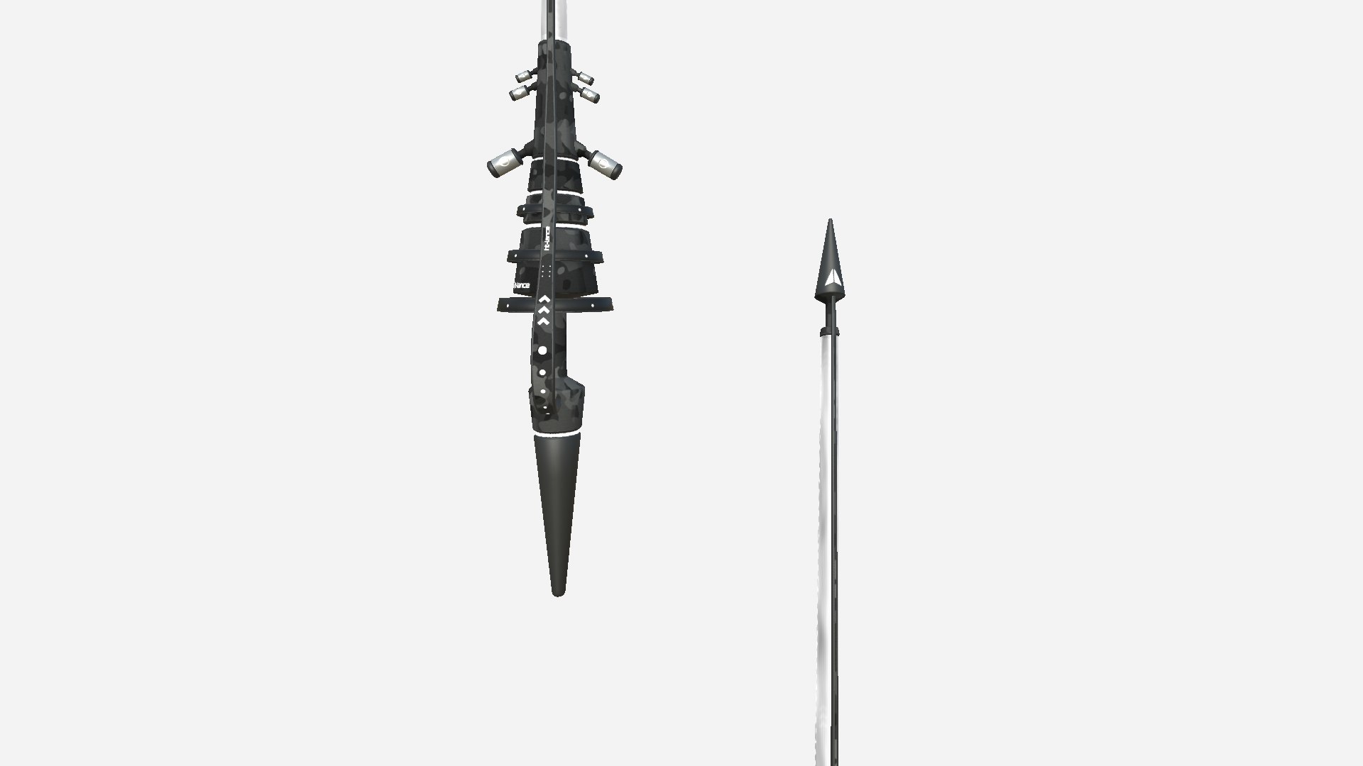 SciFi War Lance A09 Black Camo - Sci Fi Weapon Design 3D Model ...