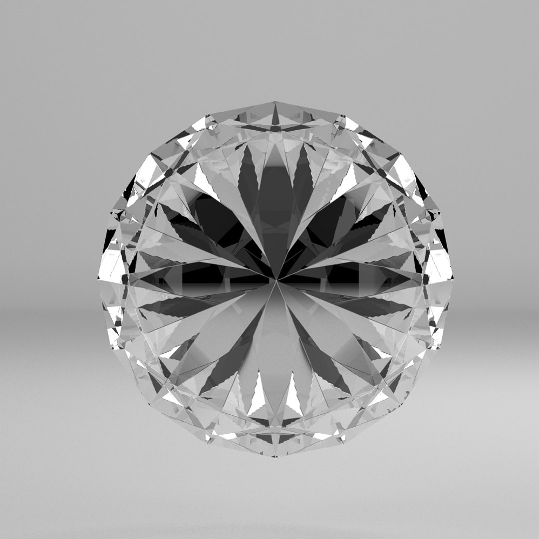 3d Diamond Brilliant Model