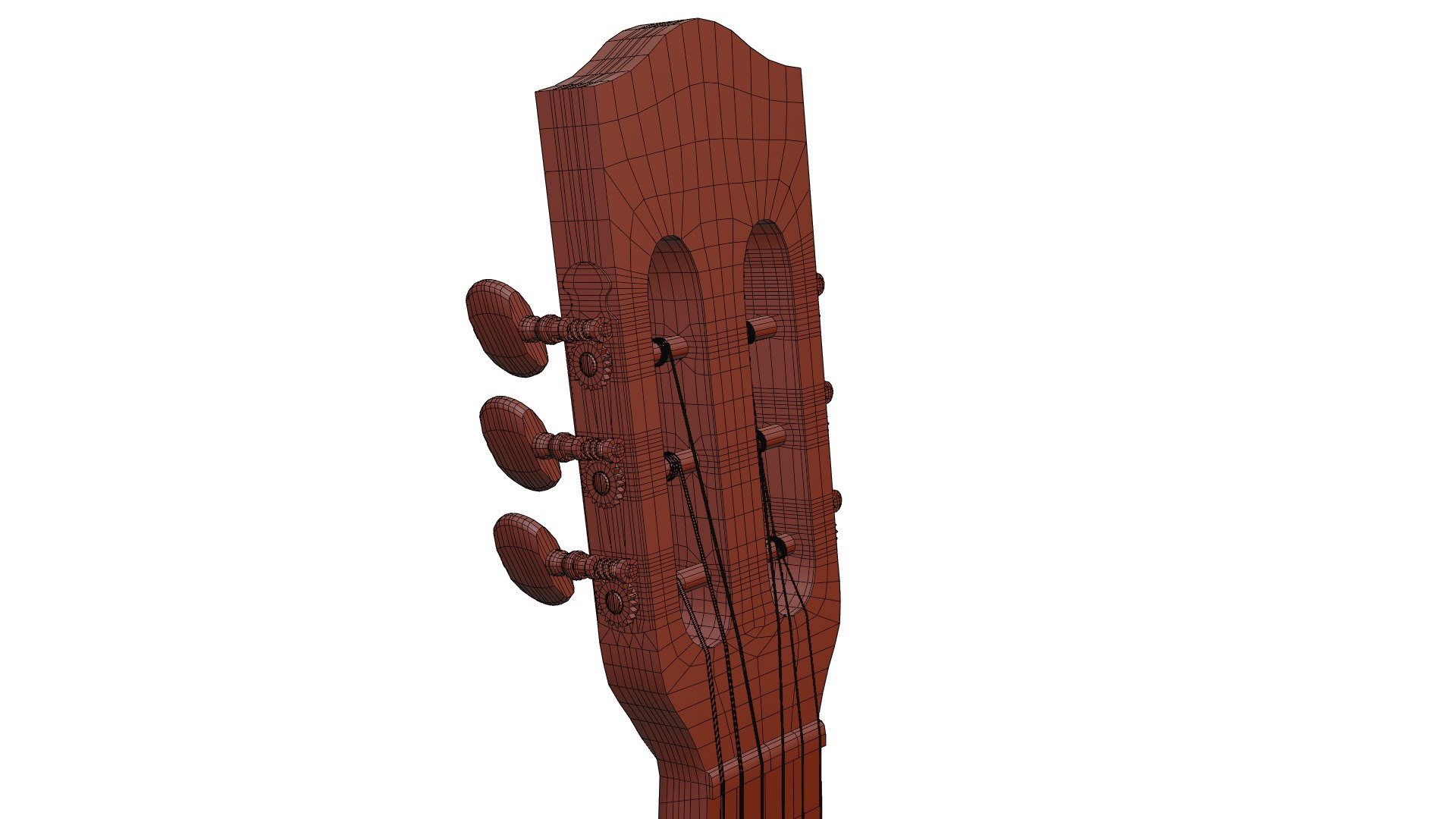 Classic Guitar model - TurboSquid 2152358