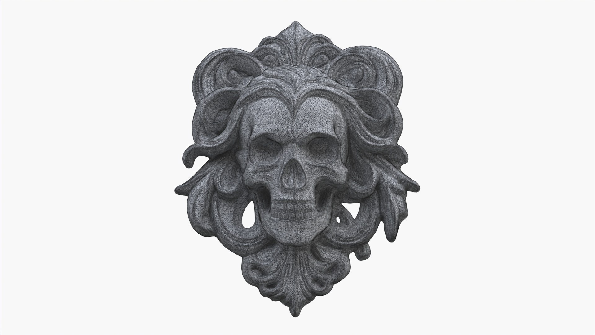 Skull Relief 21 Model - TurboSquid 2281906
