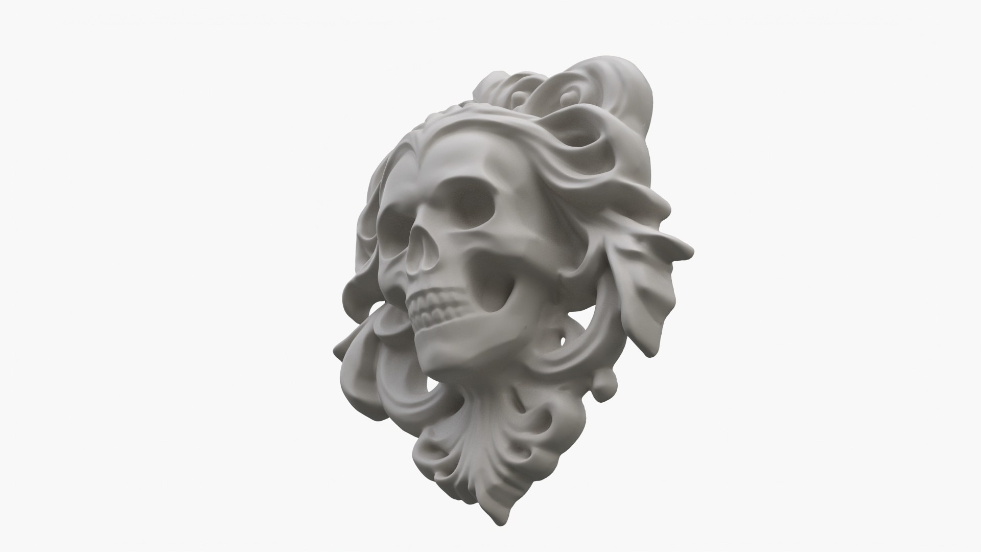 Skull Relief 21 Model - TurboSquid 2281906