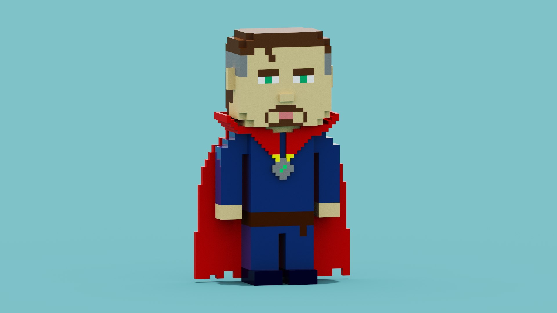 3D Voxel Doctor Strange model - TurboSquid 1948645