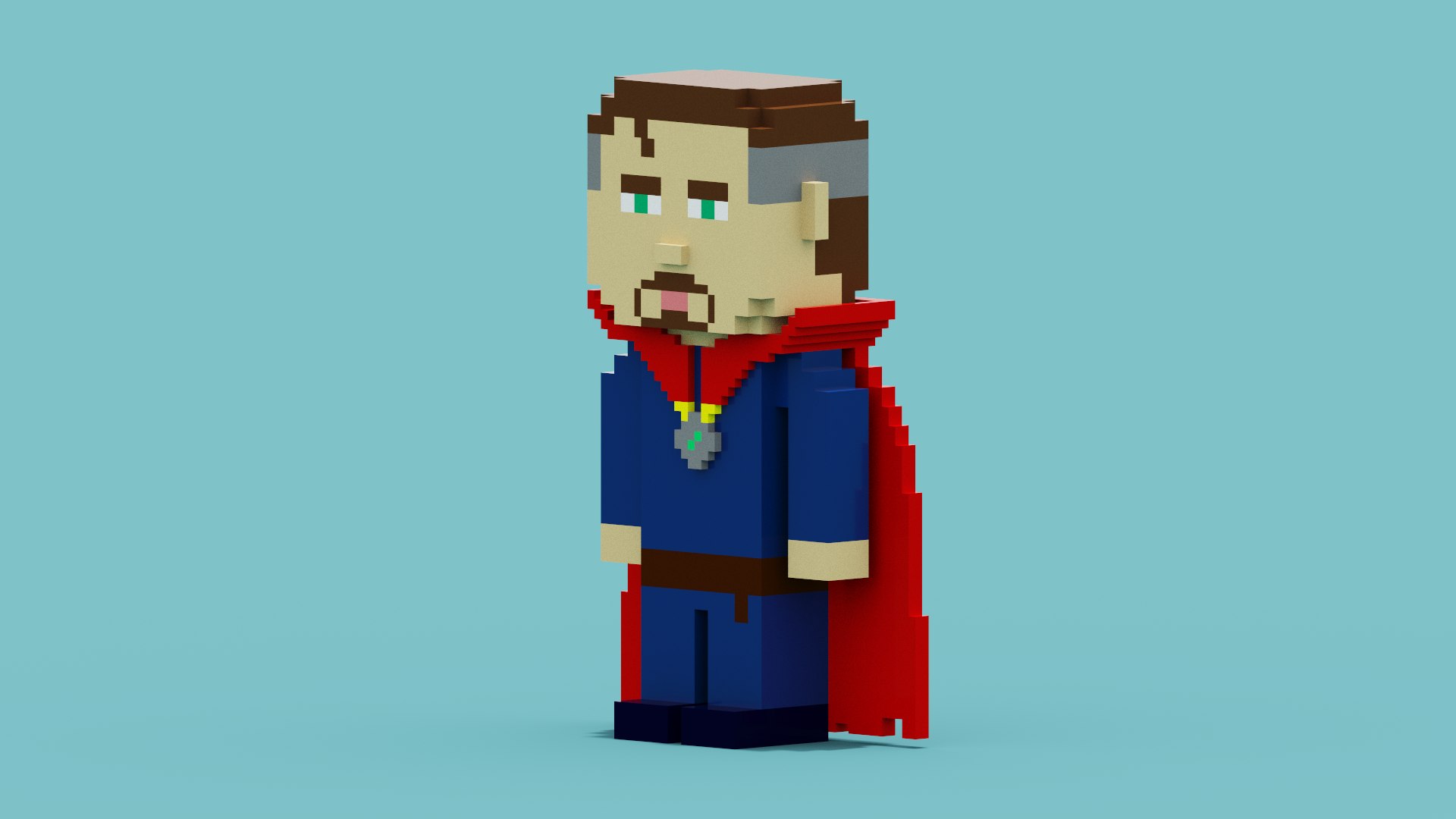 3D Voxel Doctor Strange model - TurboSquid 1948645