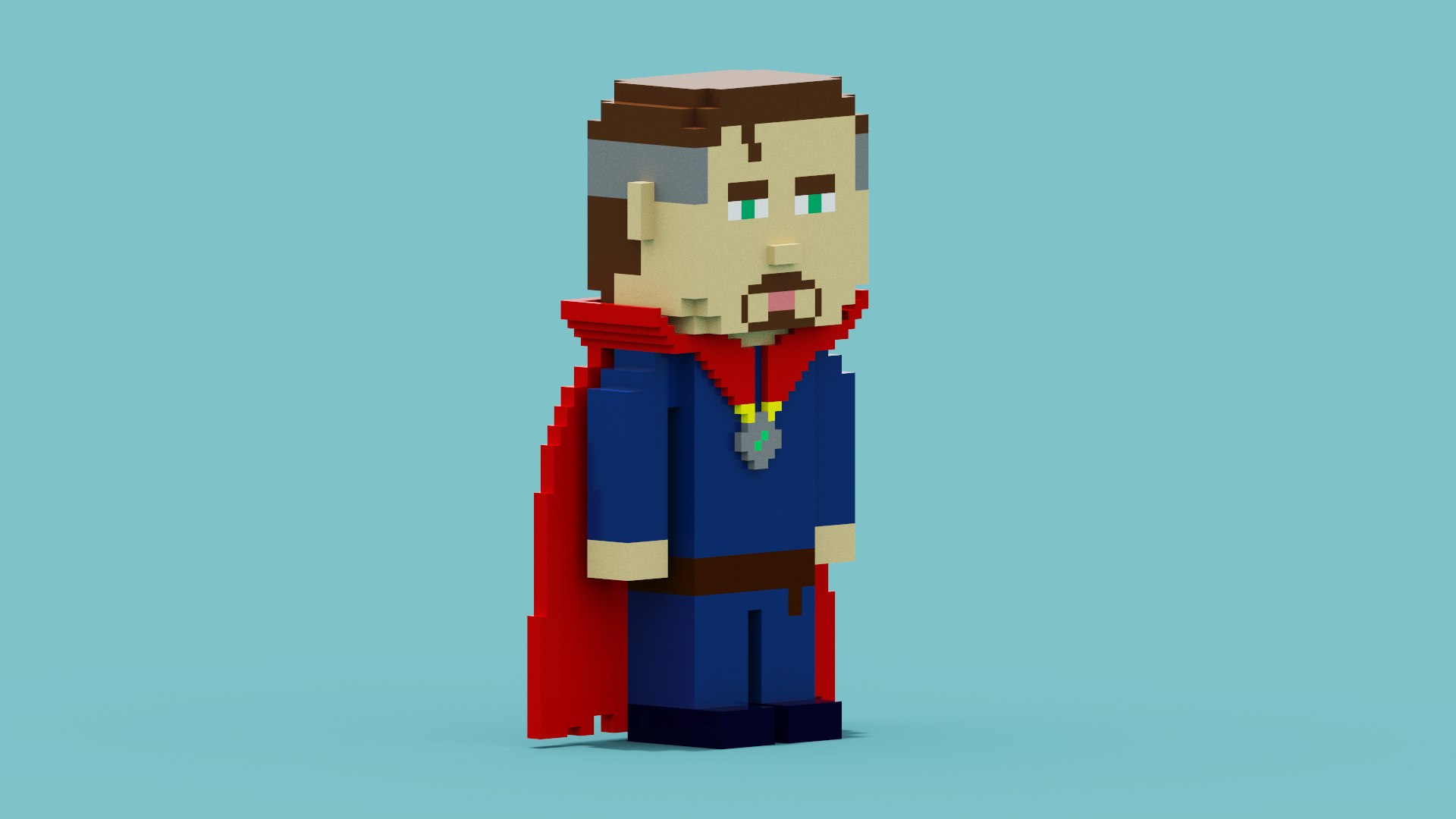 3D Voxel Doctor Strange model - TurboSquid 1948645