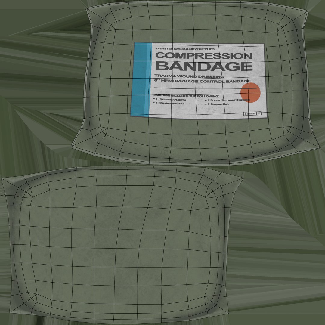 3D Bandage Package I PBR Model I Game Ready Low-poly 3D Model ...
