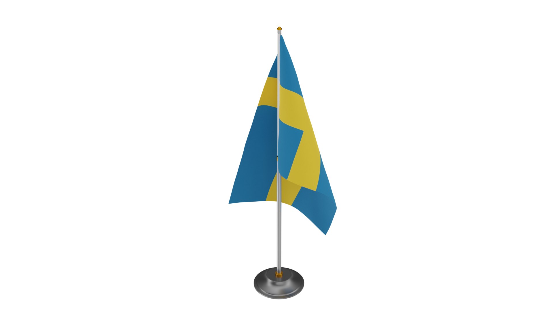 Table Flag Sweden 3D Model - TurboSquid 2139537