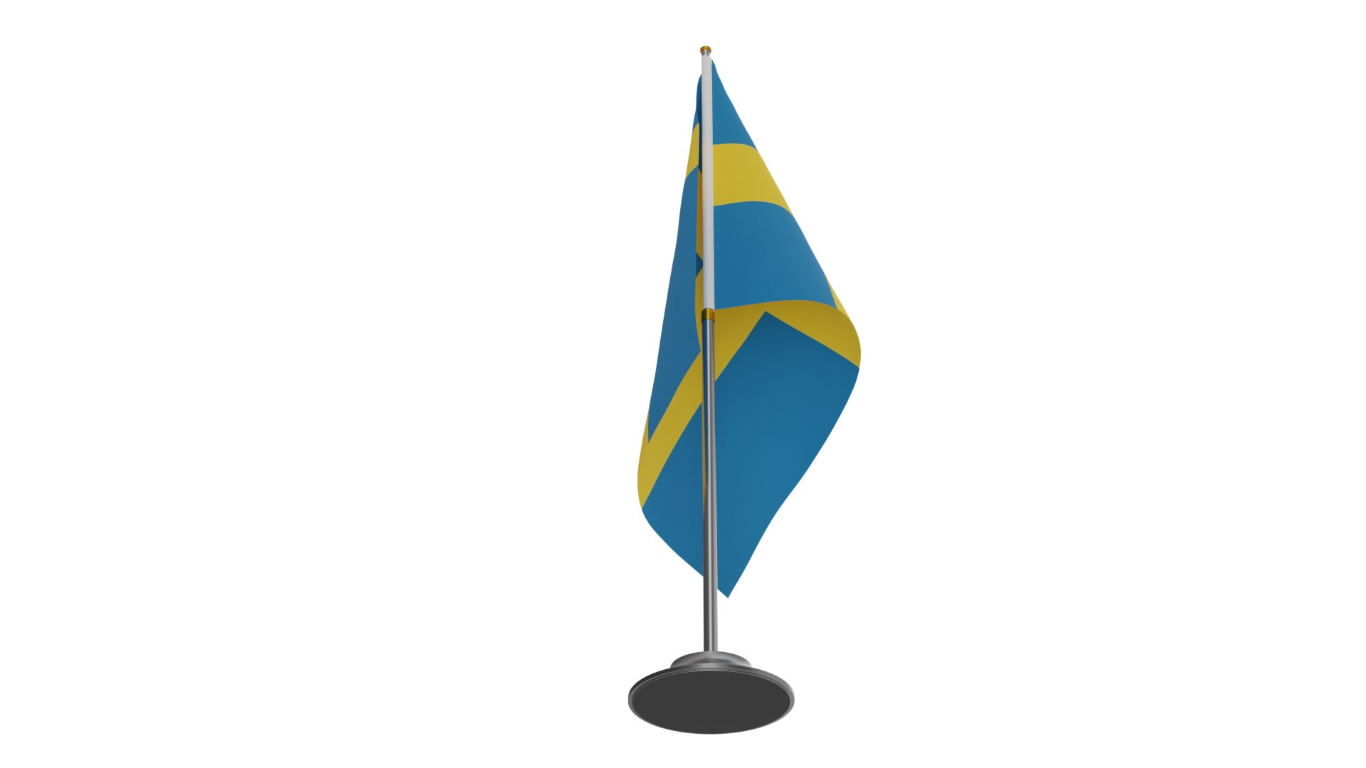 Table Flag Sweden 3D Model - TurboSquid 2139537