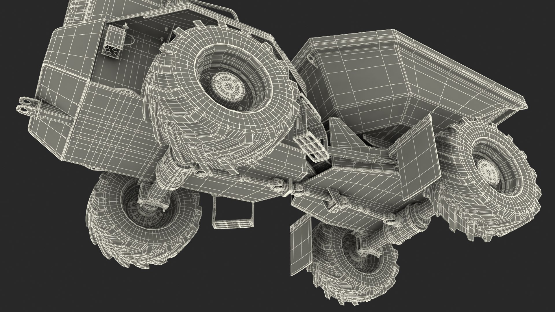 3D 6t-1 Site Dumper Dump Truck - TurboSquid 1494244