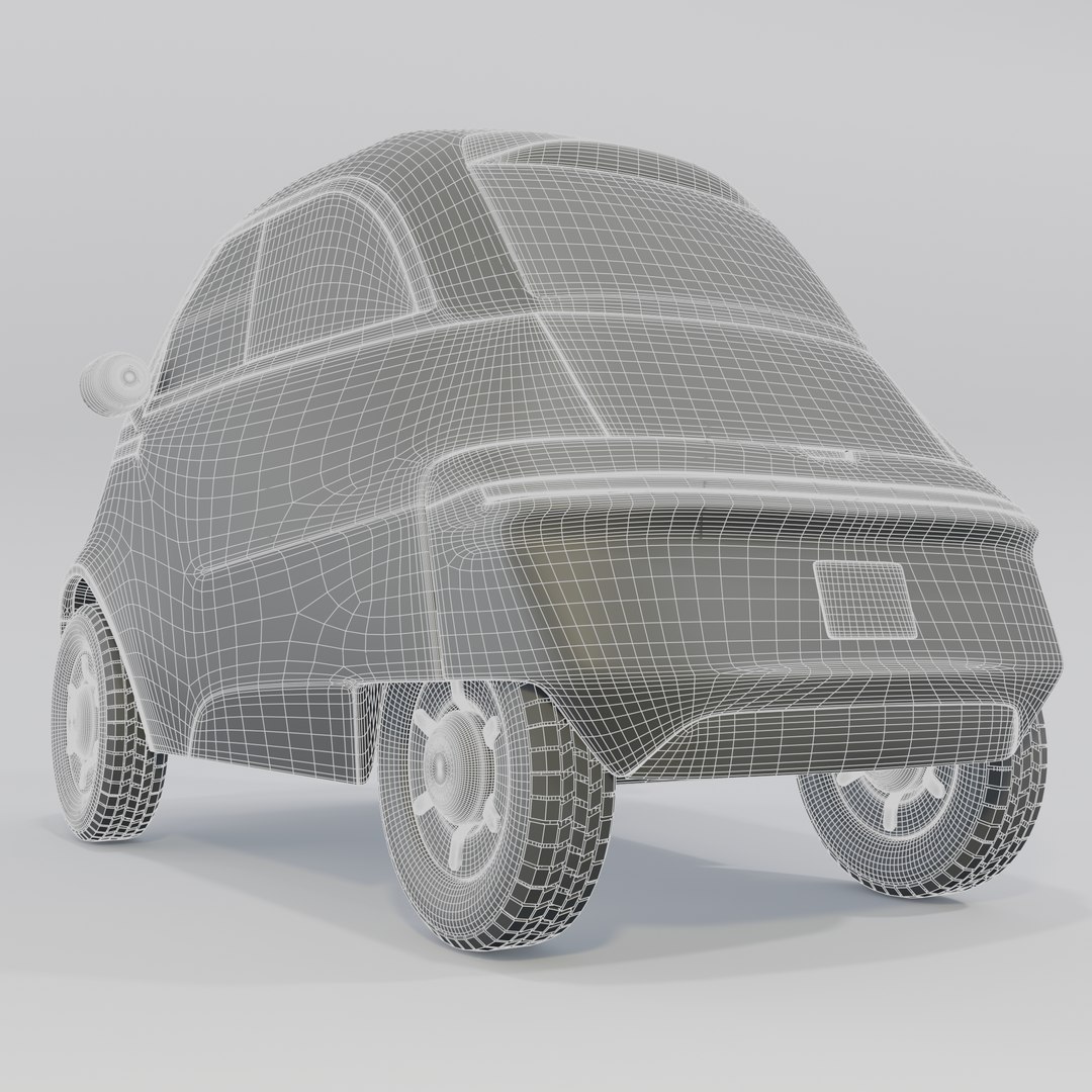 Microlino Electric Scooter Car Red 3D Model - TurboSquid 2188218