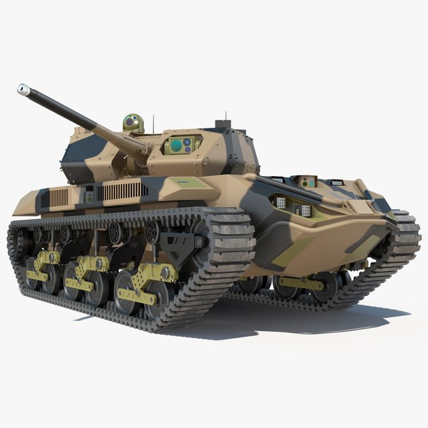 Robotic Electric Tank Camo Rigged for Maya3D模型 - TurboSquid 2081424