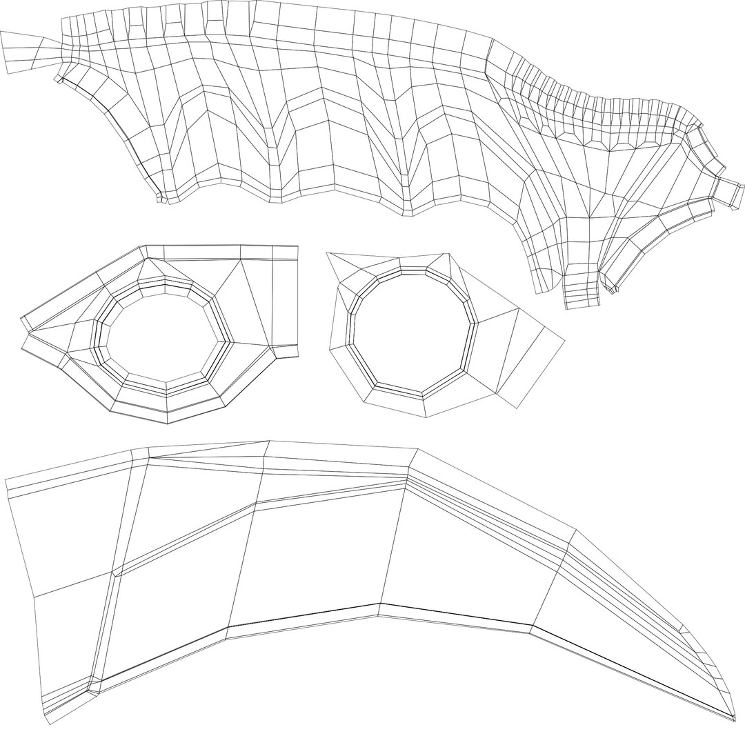 3d Knife Karambit Model