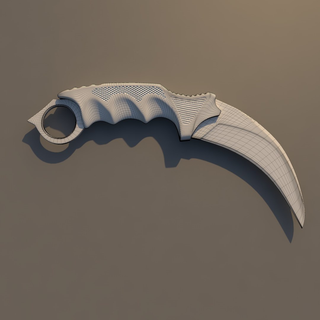 3d Knife Karambit Model