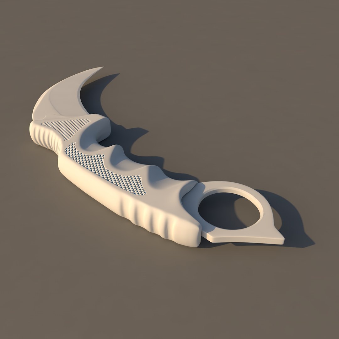 3d Knife Karambit Model