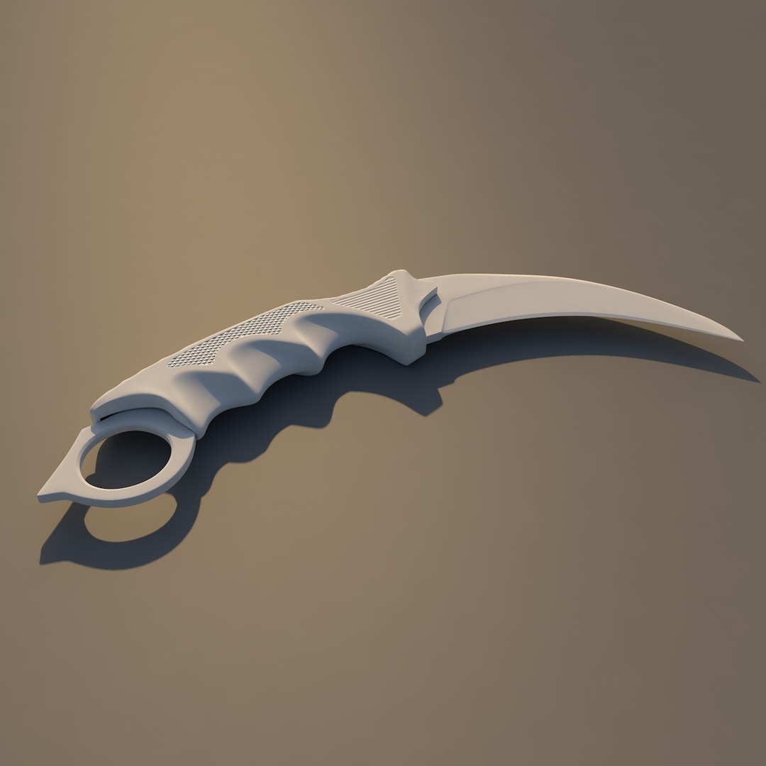 3d Knife Karambit Model