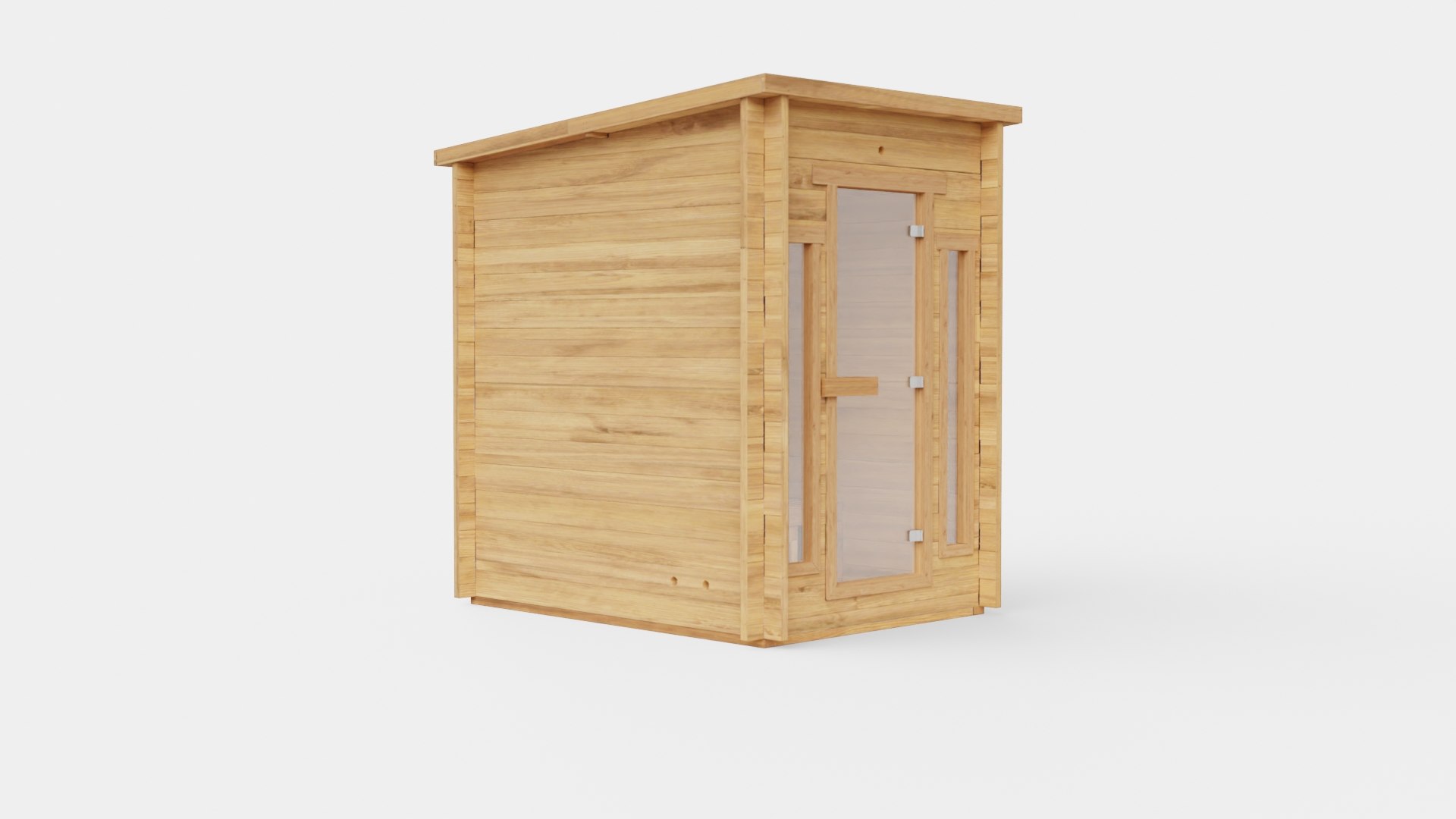 3D Cabin Sauna For 4 Person Model - TurboSquid 2350434