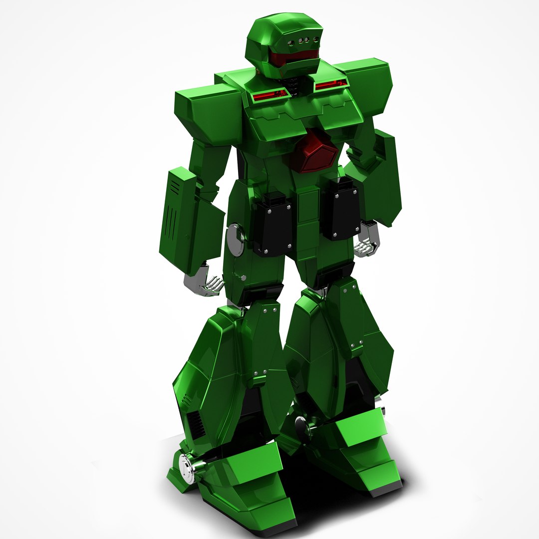 3D Model Robot Green - TurboSquid 1249996