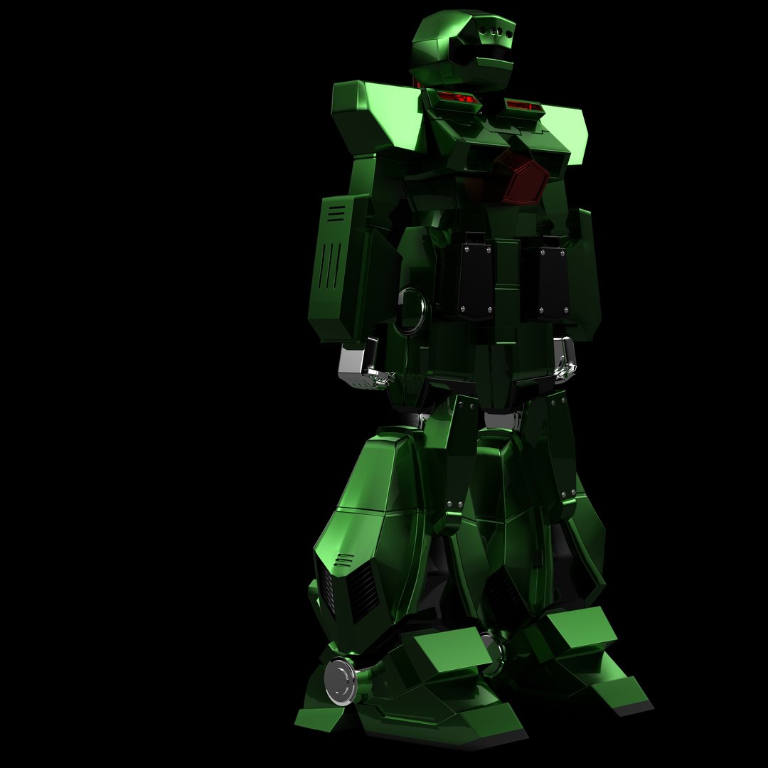 3D Model Robot Green - TurboSquid 1249996