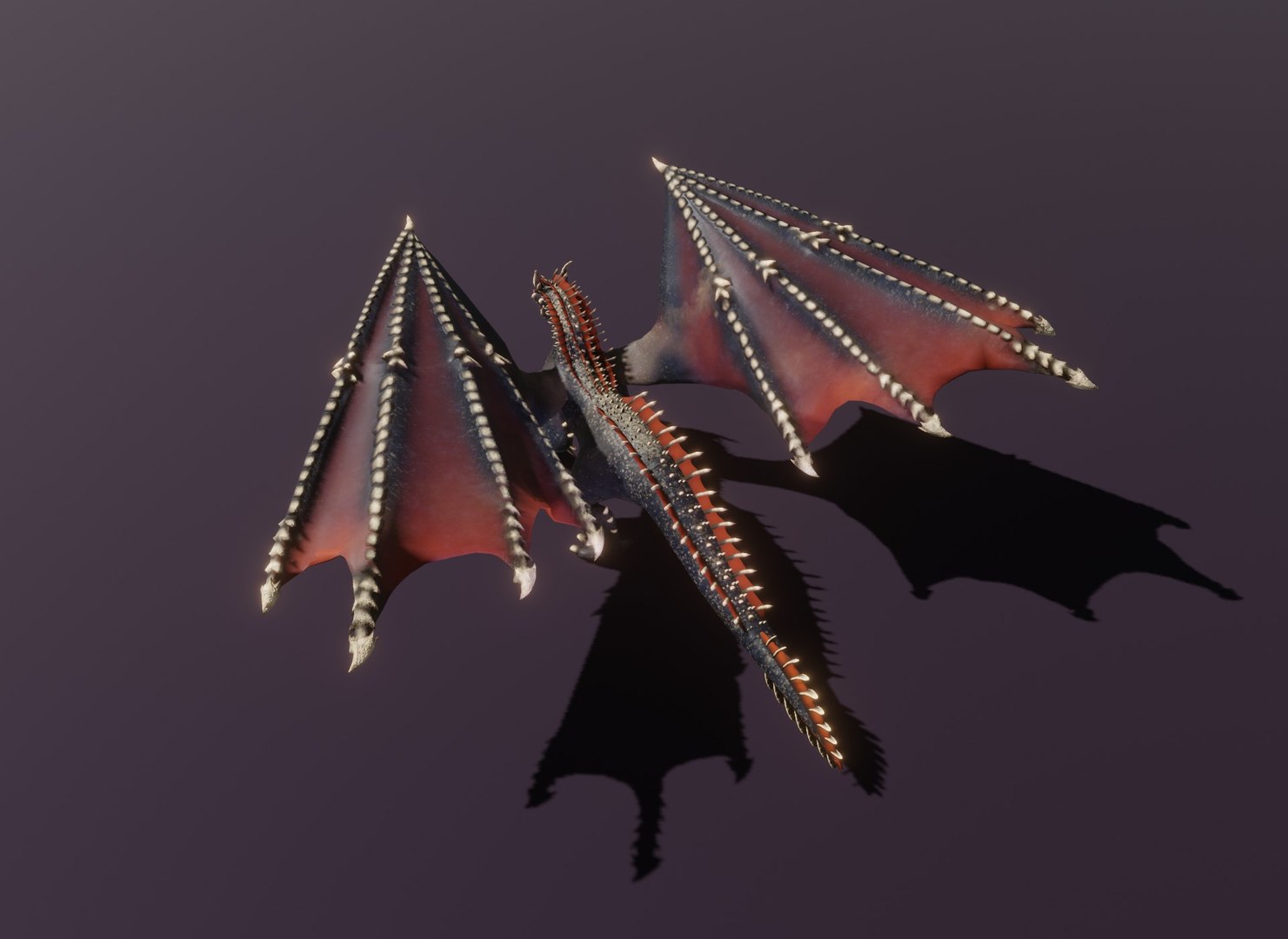 Realistic Black Dragon Animated Low-poly 3D Model 3D Model - TurboSquid ...