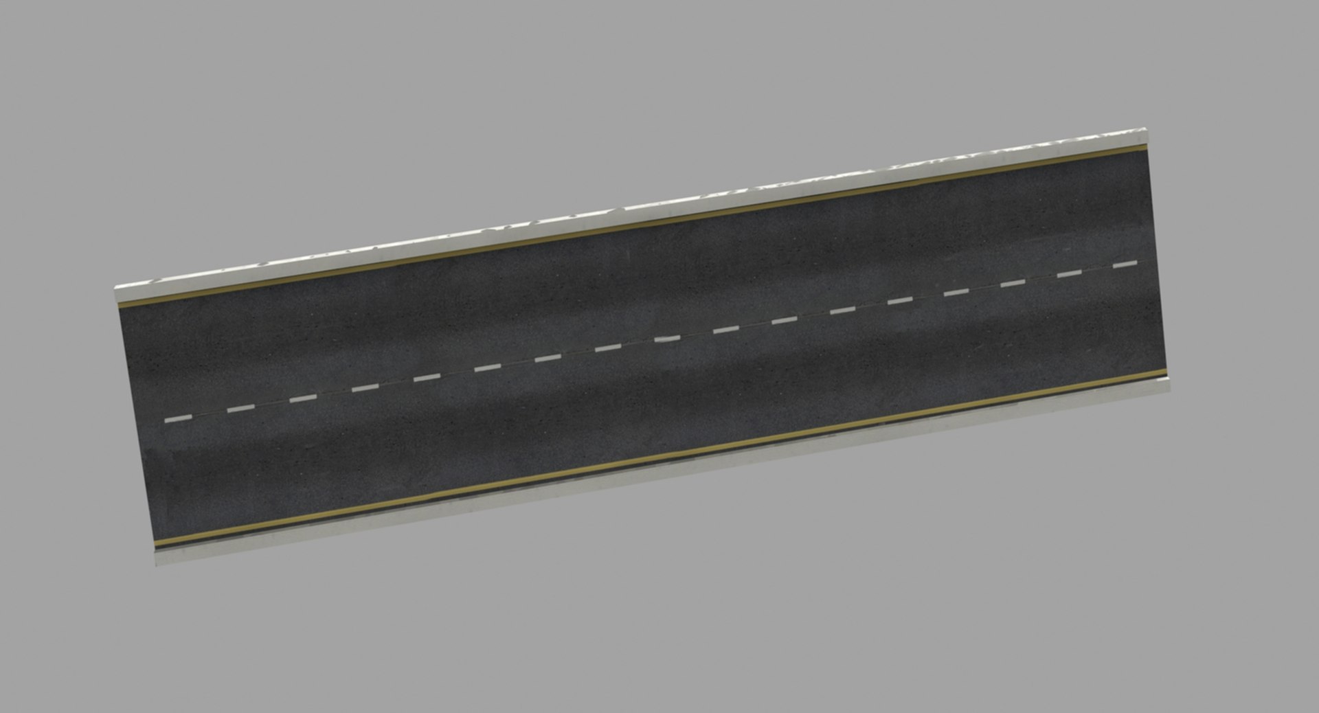 2 Lane Street Model - TurboSquid 1403841
