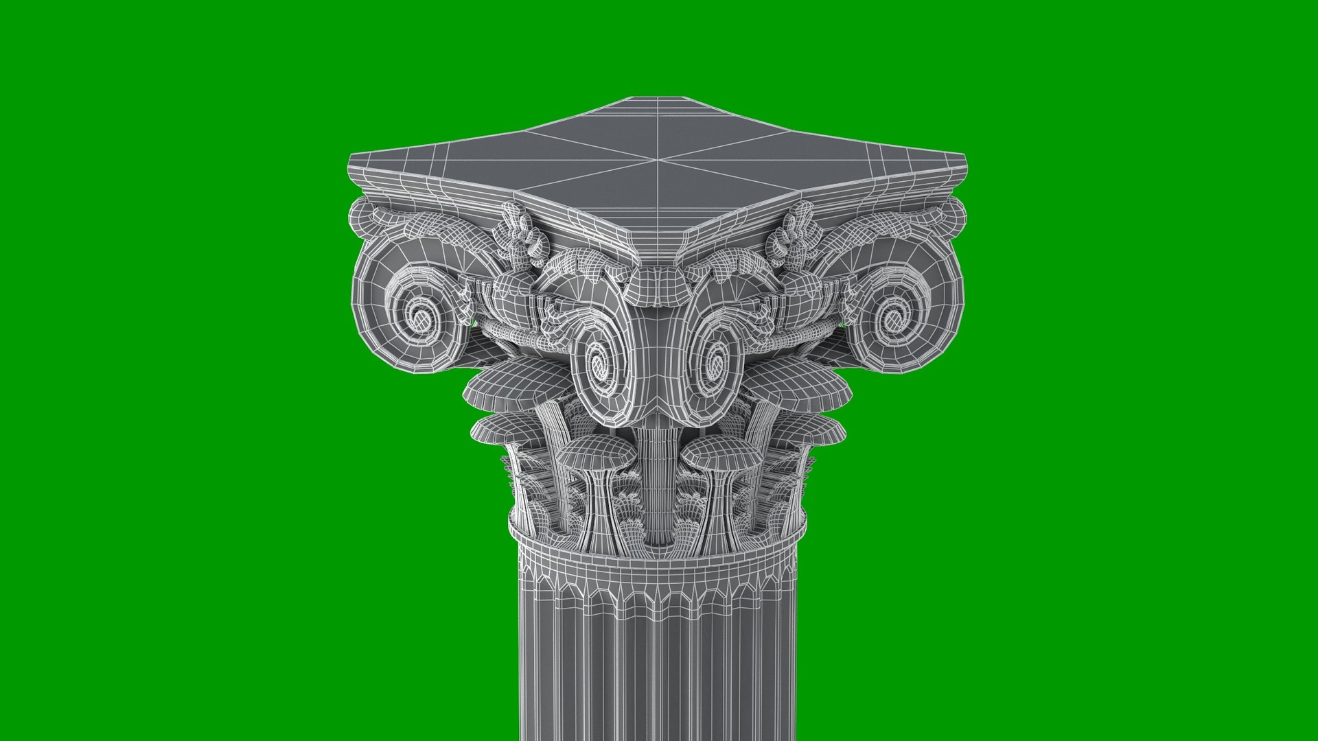 3D 8 classic column - TurboSquid 1581982