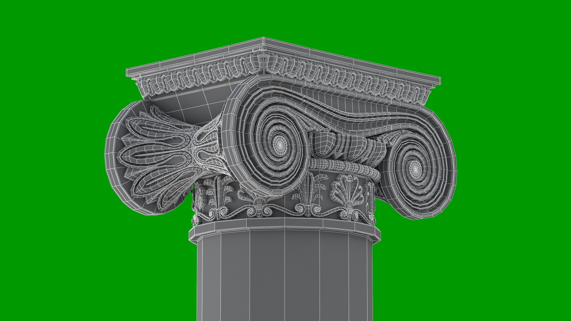 3D 8 classic column - TurboSquid 1581982