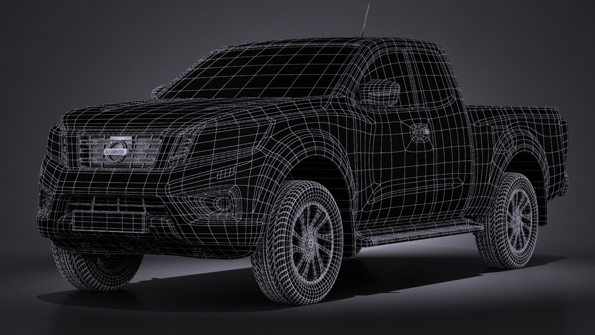 3d Model Nissan Np300 Navara