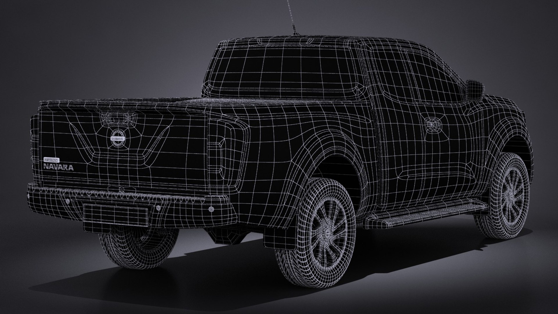 3d Model Nissan Np300 Navara