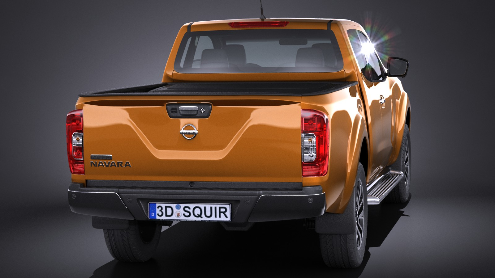 3d model nissan np300 navara