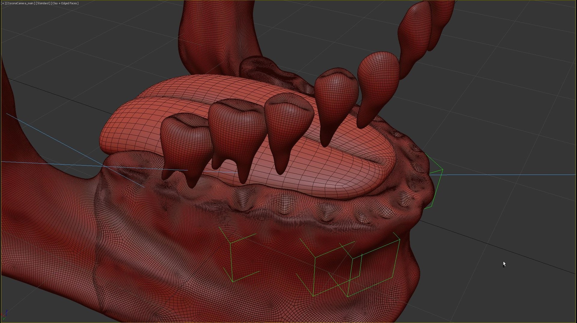 Jaws With Dental Implants Animation Model - TurboSquid 1798860