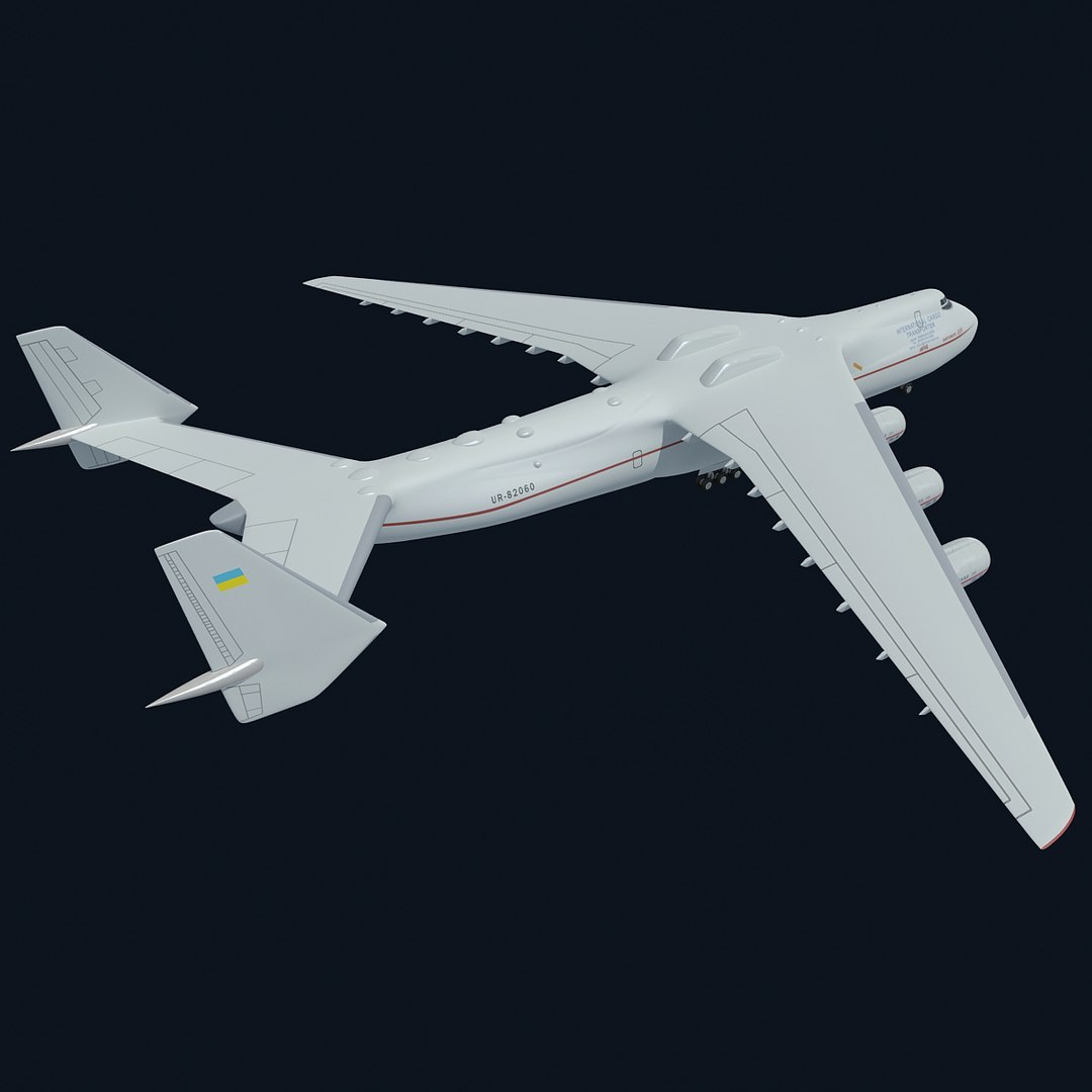 3D Antonov An-225 Model - TurboSquid 446859