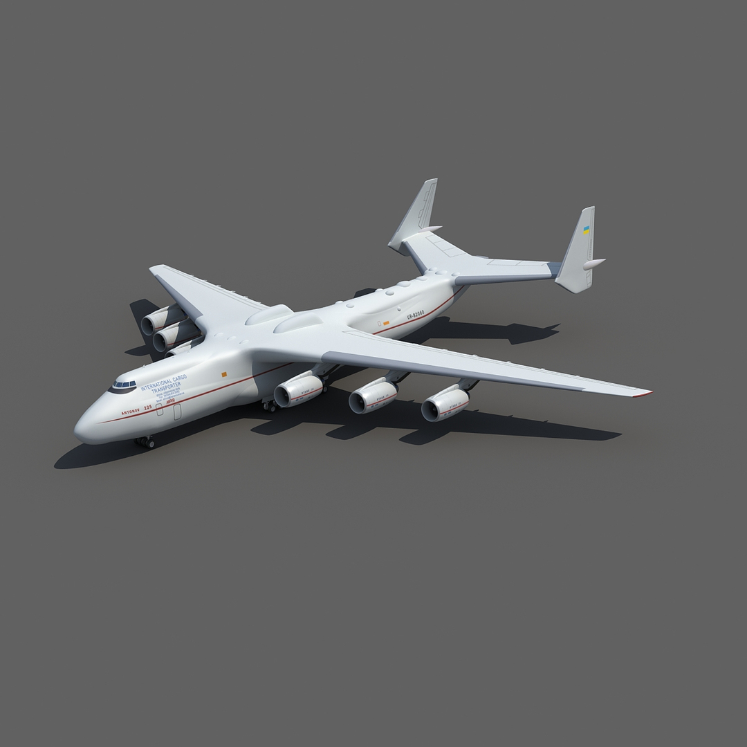 3D Antonov An-225 Model - TurboSquid 446859