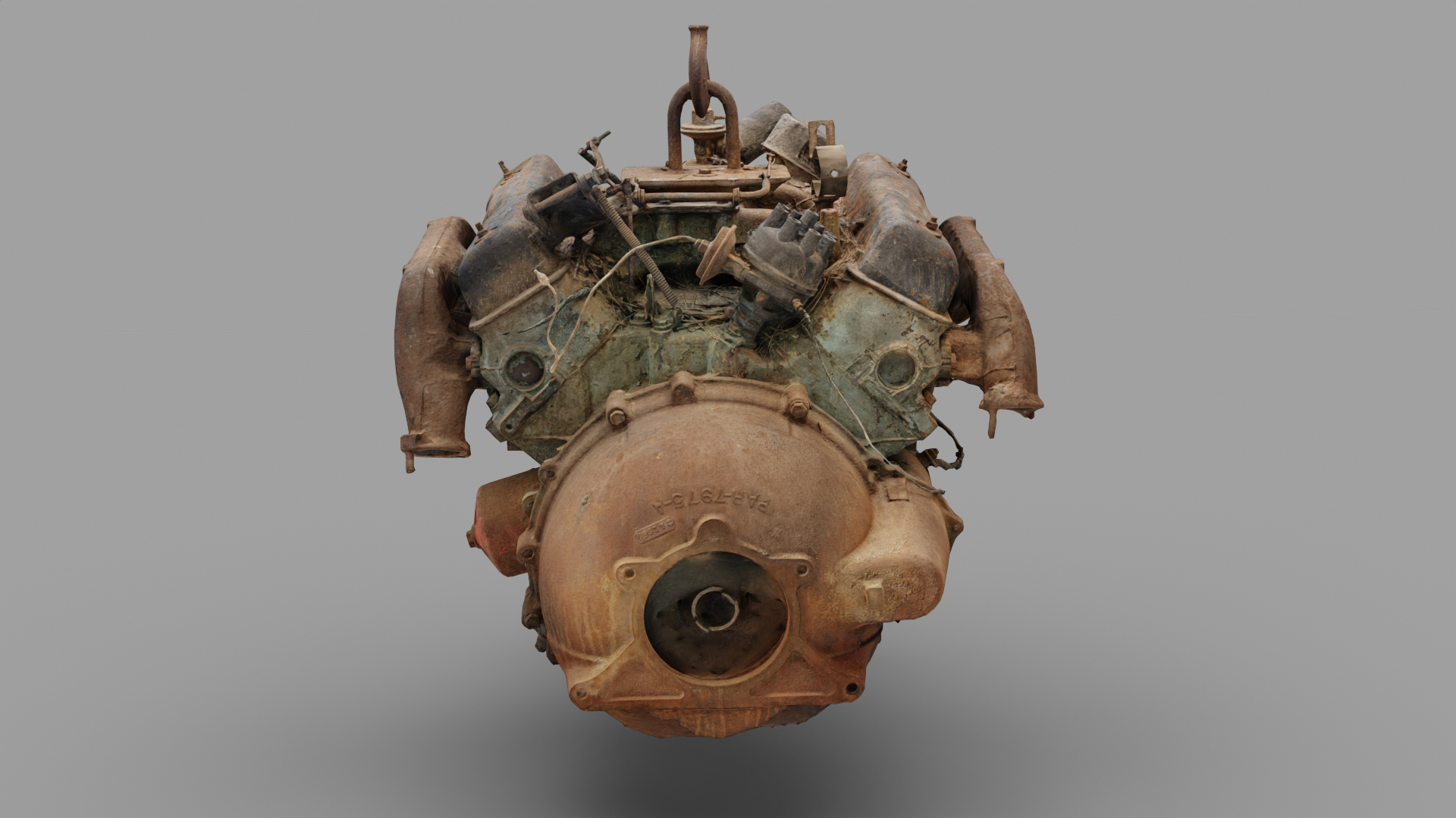 Old Rusty Ford Y-Block V8 Engine Scan 3D Model - TurboSquid 1994163