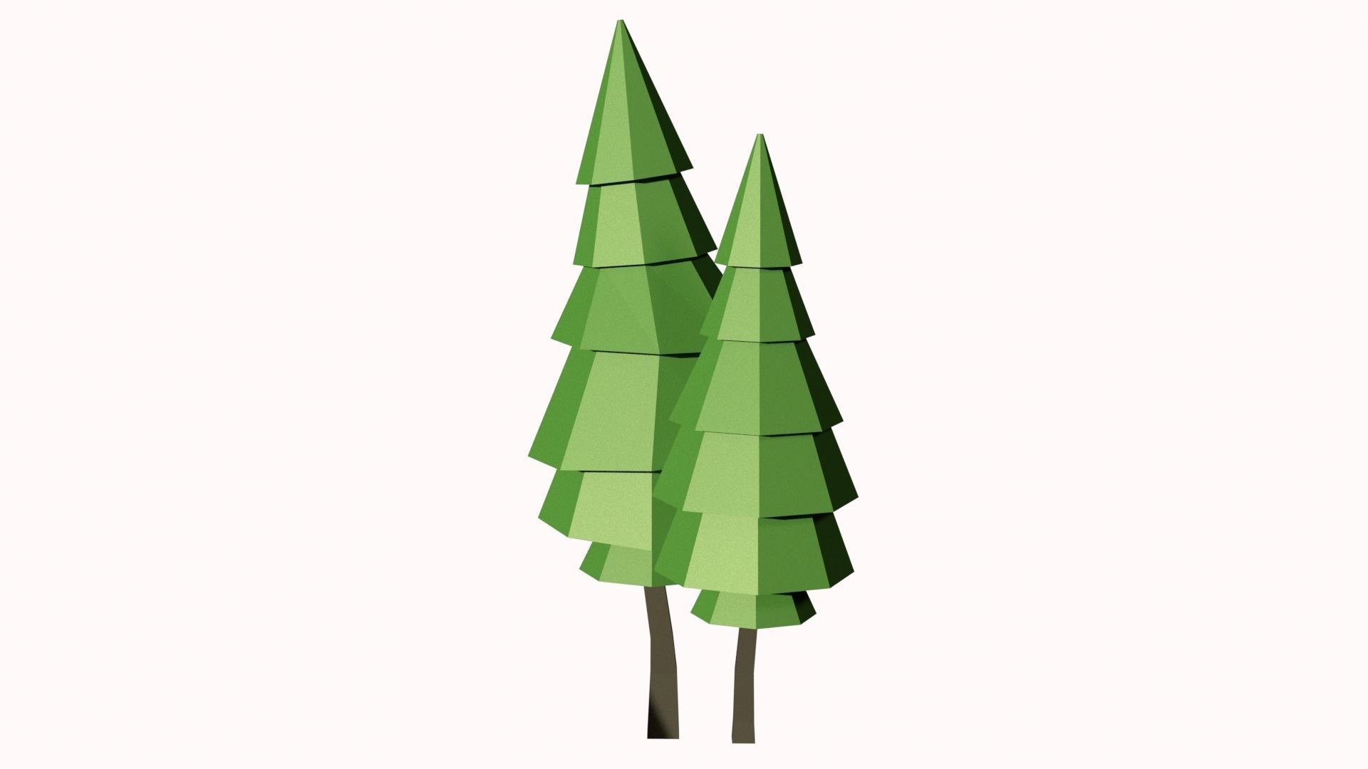 Cartoon Tree Model - TurboSquid 2133535