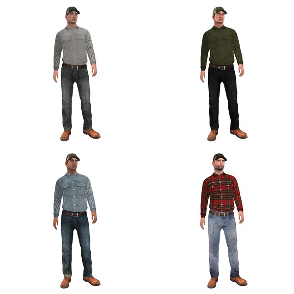 Farmer 3D Models for Download | TurboSquid