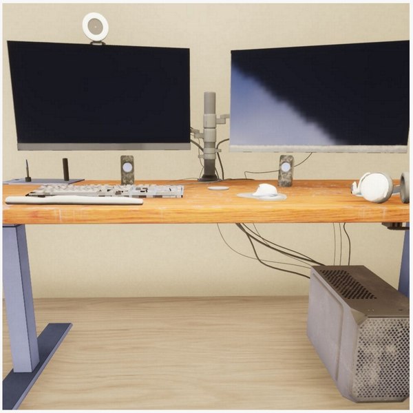 3D Work Station - TurboSquid 1976673