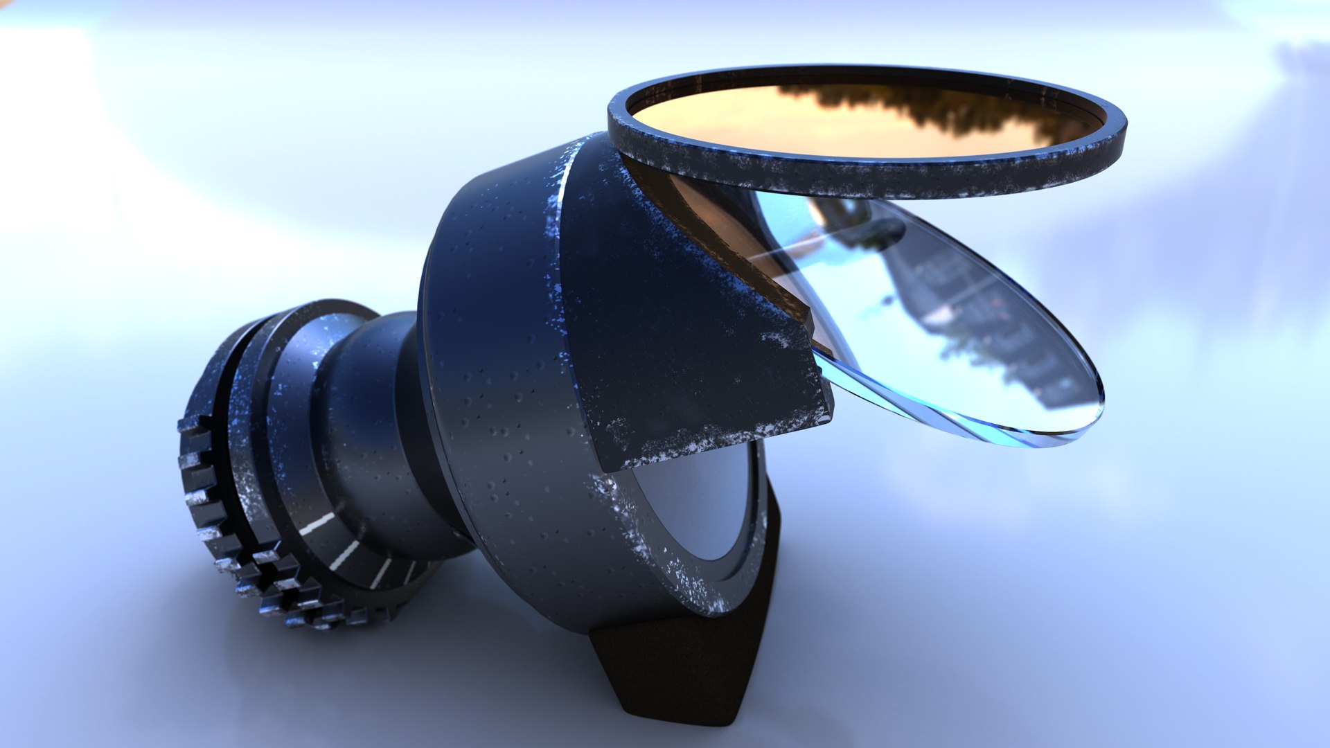 Gun reflector sight 3D model - TurboSquid 1228040