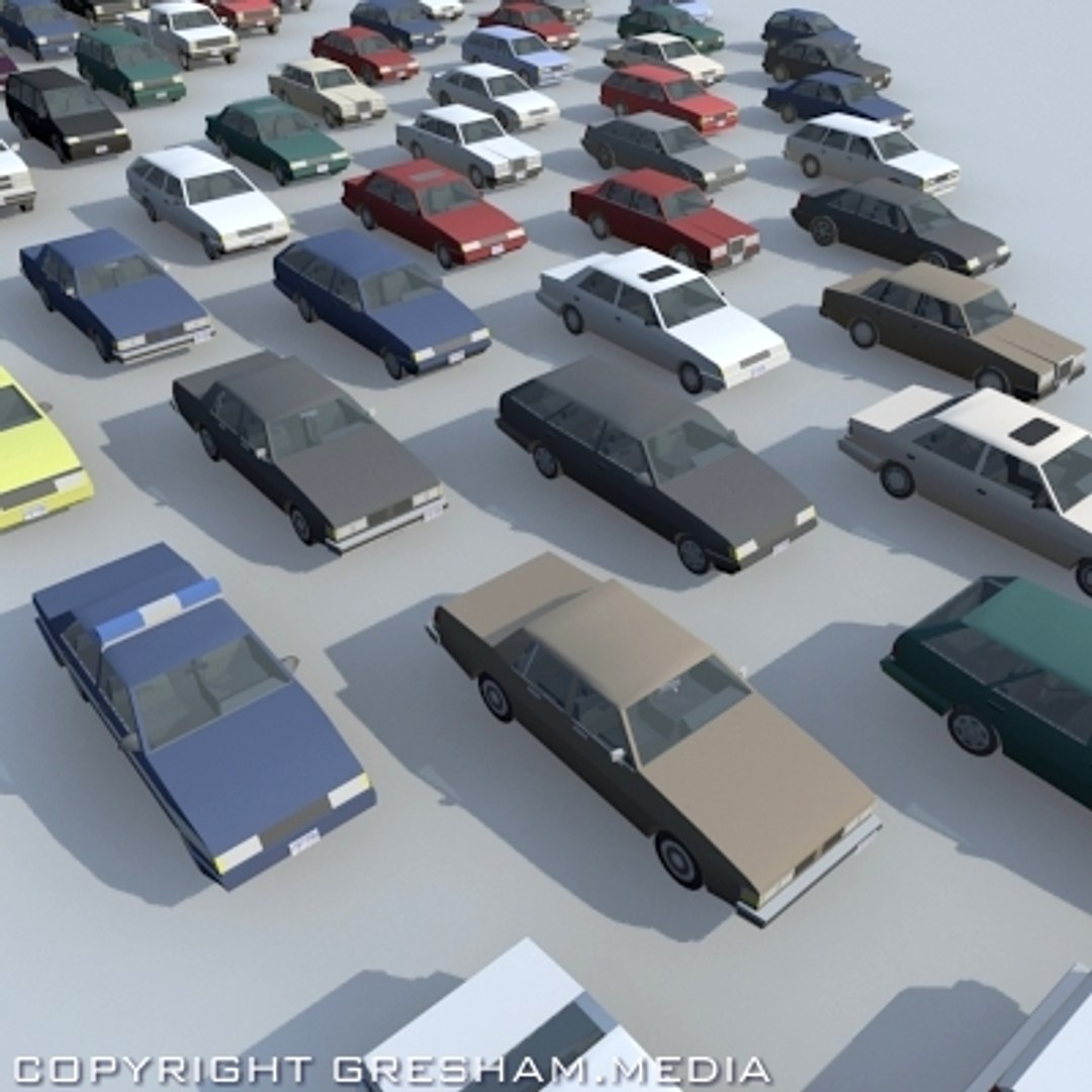 Vehicles Cars Onsite Site 3d Model