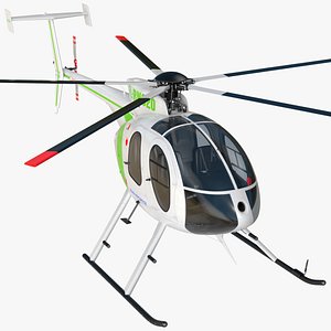 Hughes 500d Helicopter